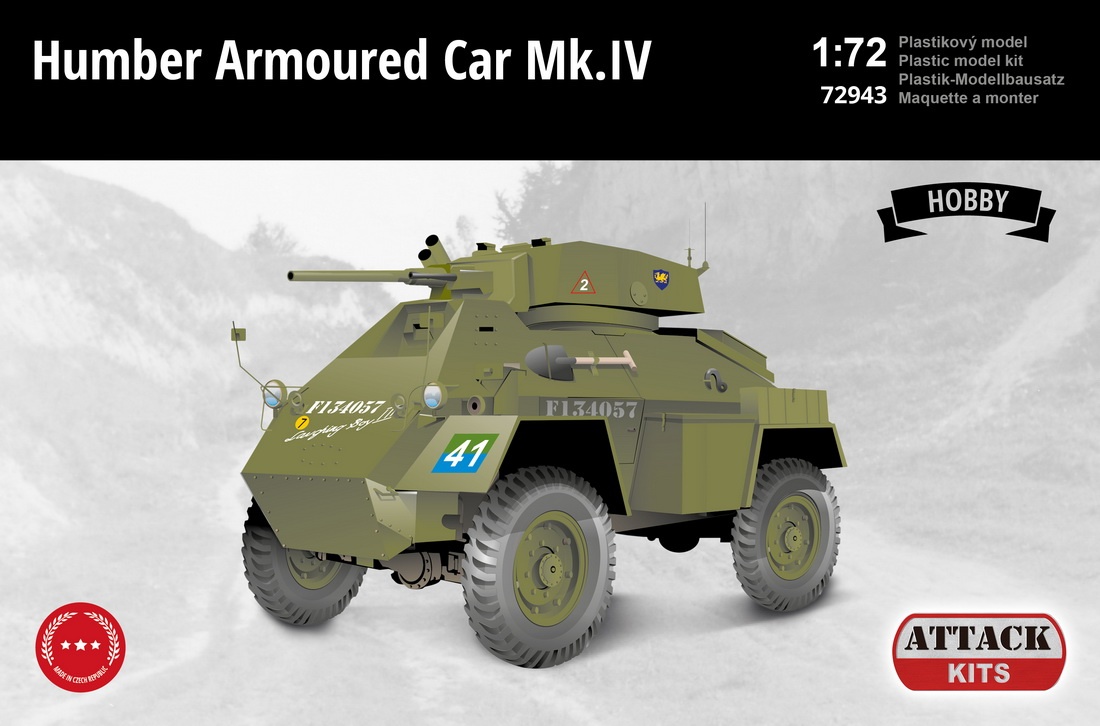 1/72 ハンバー装甲車 Mk.IV [AHK72943] - 3,872円 : ホビーショップ サニー, 下北沢にあるプラモデルとTOYのお店です。